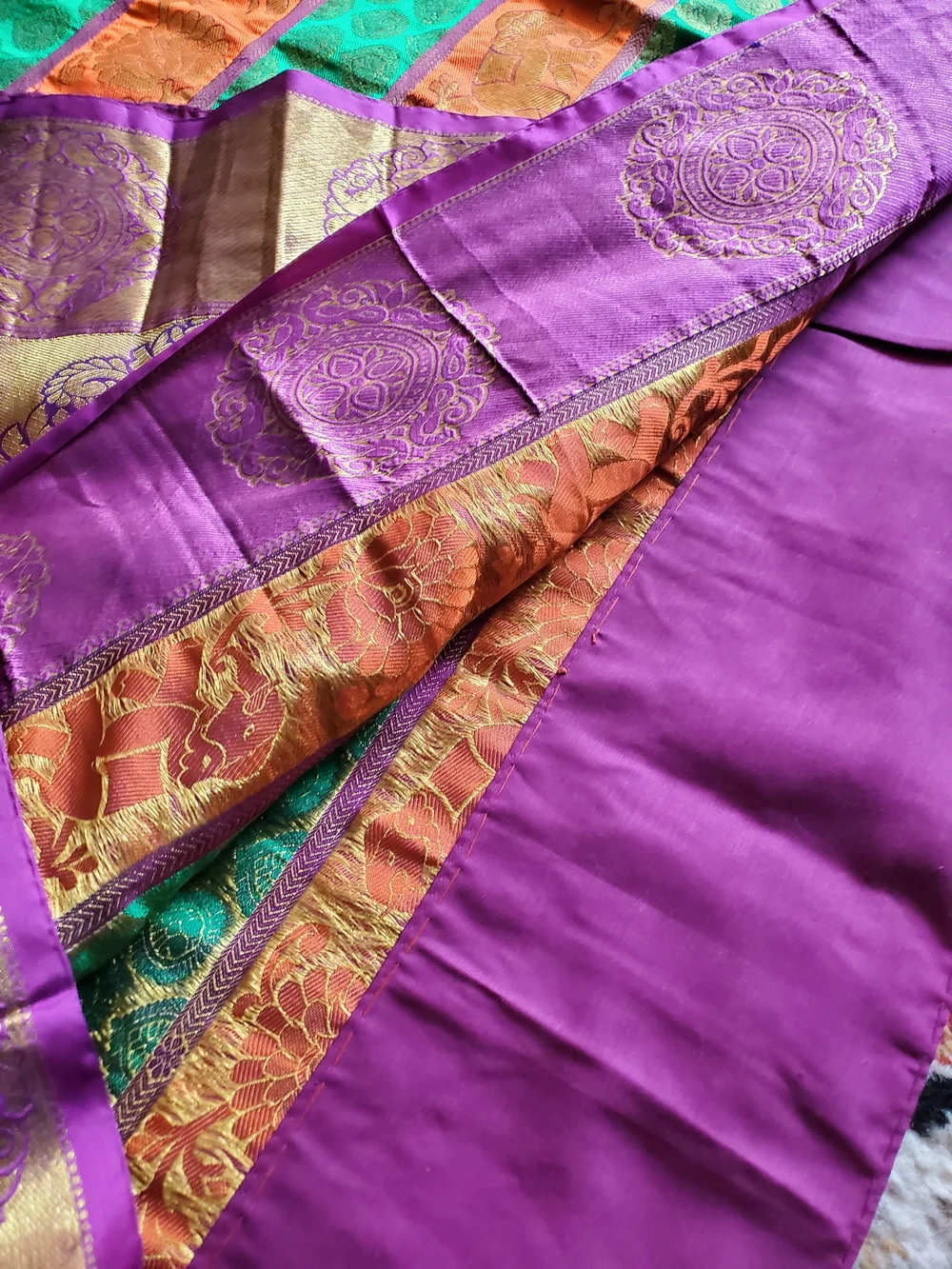 Dharmavaram | Sarees | Pure Silk Dharmavaram Pattu Saree Multicolor ...